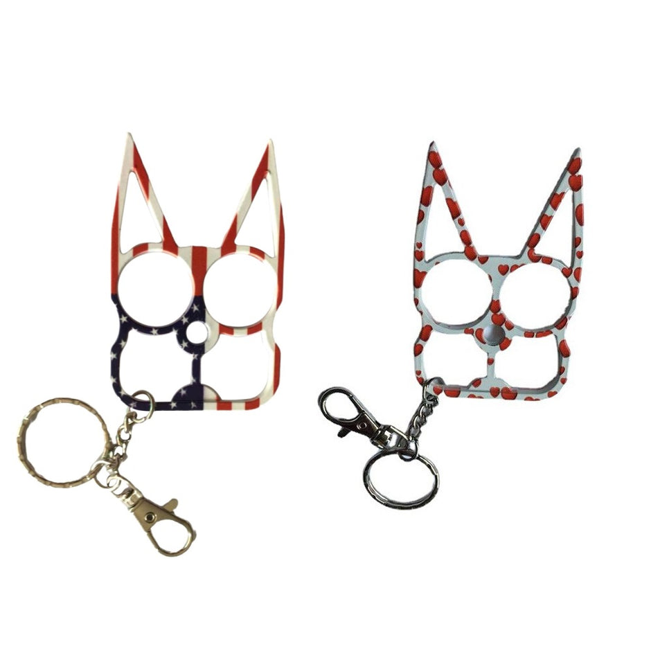 Cat Ears Self Defense Keychains | Kitty Knuckles Safety Tools – Self ...