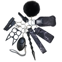 Defensive Weapons 10-Piece Self Defense Keychain Set – Self Defense ...