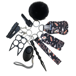 Defensive Weapons 10-Piece Self Defense Keychain Set – Self Defense ...